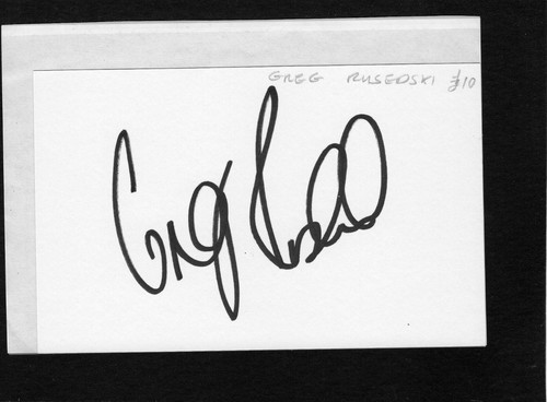 GREG RUSEDSKI AUTOGRAPH, TENNIS, SPORT | eBay