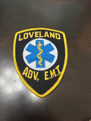 Vintage Obsolete Ohio Fire Department Patch Loveland Advanced EMT | eBay