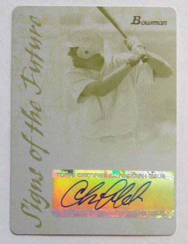 1/1 Chris Lubanski 2007 Bowman Signs of the Future Printing Plate ...