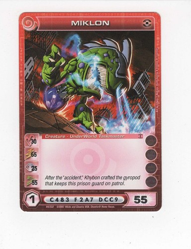 Chaotic Underworld Miklon Max Energy Common | eBay