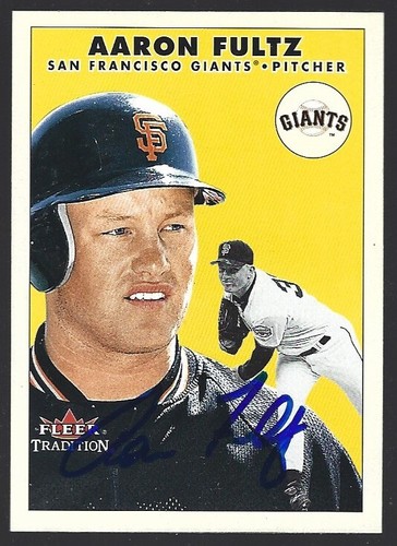 2000 Fleer Tradition Update #U25 Aaron Fultz IP autograph signed card ...