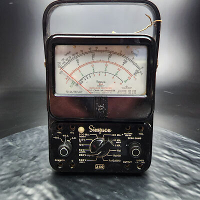 Simpson Analog Test Equipment Multimeters | eBay