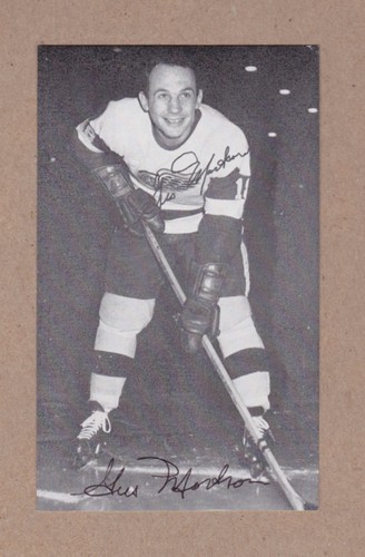 Gus Mortson signed J.D. McCarthy B&W postcard(DEC)-Detroit Red Wings | eBay