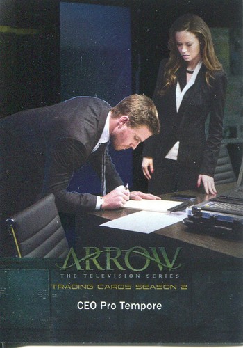 Arrow Season 2 Silver Foil Parallel Base Card #53 CEO Pro Tempore | eBay