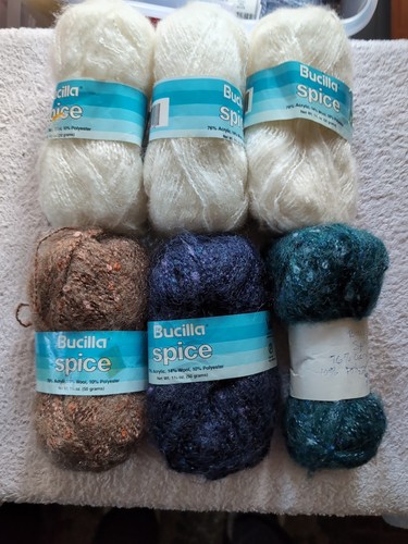 Mixed LOT of 6 SKEINS BUCILLA SPICE YARN. As Pictured. | eBay