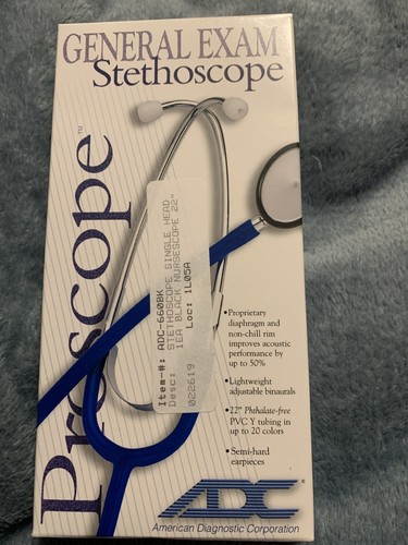 ADC Proscope 660 RB Proscope Single-Head Nurse Stethoscope 22ins NIP | eBay
