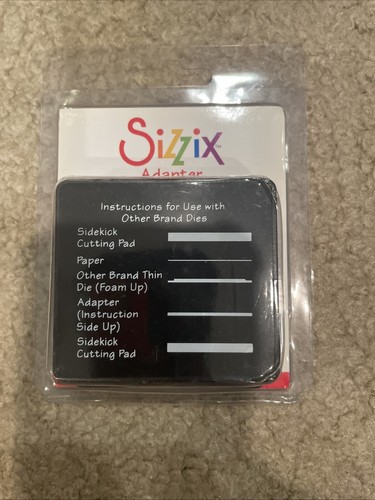 New 10 Pack Thin Dies Sizzix Adapter for Sidekick & Orig. Red Machine ...