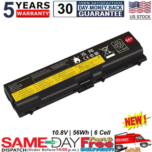 55+ Battery for Lenovo Thinkpad T410 T510 T420 T520 W520 SL410 SL510 ...