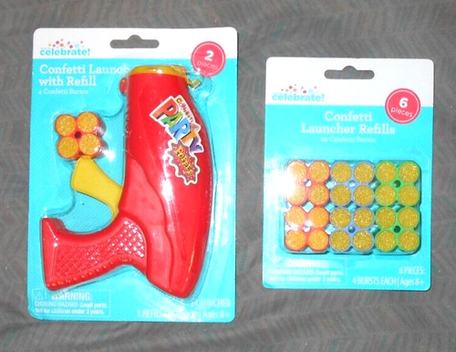 Celebrate Confetti Launcher W 24 Extra Confetti Refills | eBay