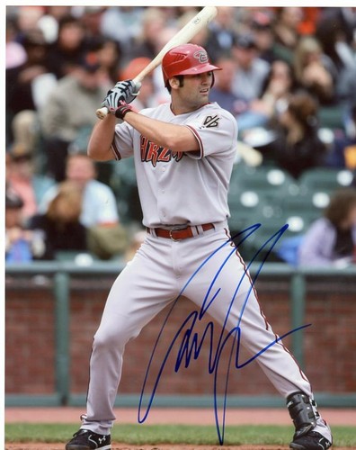 CONOR JACKSON ARIZONA DIAMONDBACKS SIGNED AUTOGRAPHED AT BAT 8X10 PHOTO ...