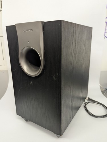Onkyo SKW-550 Powered Subwoofer 140 Watts, Downward Facing Bass | eBay