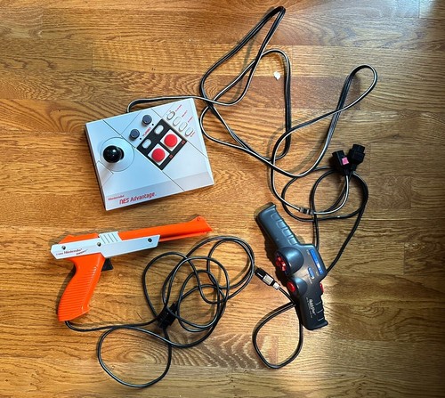 Nintendo NES Controllers Zappers & Advantage Accessories Lot of 3 | eBay