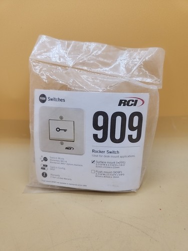 RCI Rocker Switch Momentary Action Surface Mount 909S New | eBay
