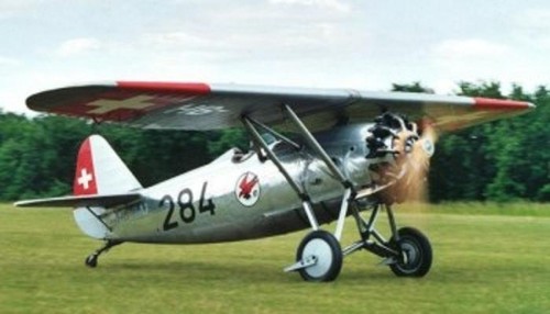 Dewoitine D-27 Parasol Monoplane Fighter Airplane Desktop Kiln Wood ...