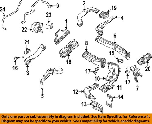 MERCEDES OEM 20-23 GLE350 Instrument Panel Ducts-Vent Grille 1678307901 ...