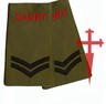 ALL RANKS Pair of ACF / CCF RANK SLIDES for MTP ( Army Cadet Force ...
