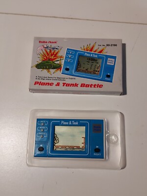 Plane & Tank Radio Shack (1986) Retro Handheld Games