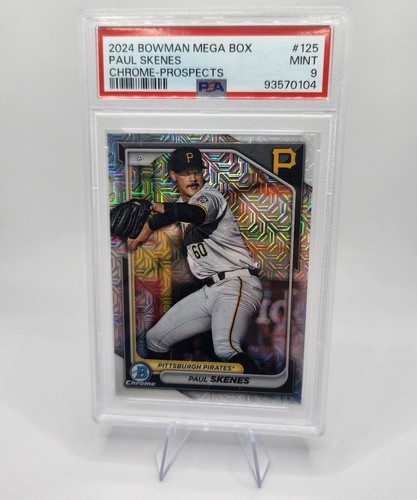 2024 Bowman Mega Box PAUL SKENES Chrome Prospects Mojo Refractor BDP ...