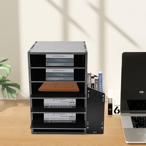 Desktop Organizer Desktop Paper File Storage Box for Offices, Craft ...