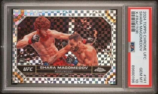 Shara Magomedov 2024 Topps Chrome UFC #141 X-Fractor Price Guide ...