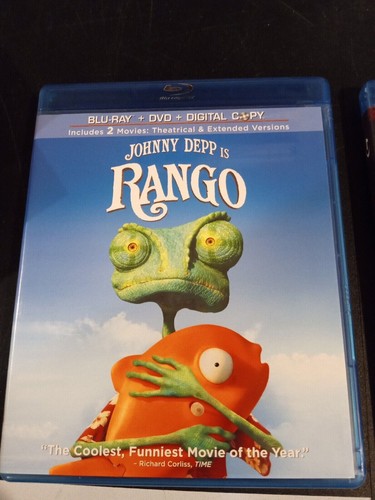 RANGO JOHNNY DEPP BLU-RAY + DVD 2011 2 DISC DIGITAL COPY | eBay