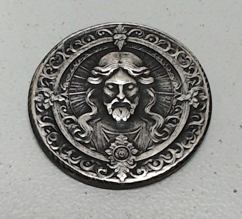 HOBO Jesus Christ Filigree Made From A REAL WWII Silver Nickel SIGNED ...