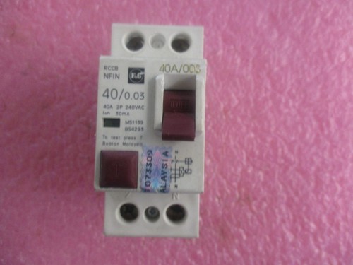 E&g Modèle : 40a/003 Disjoncteur