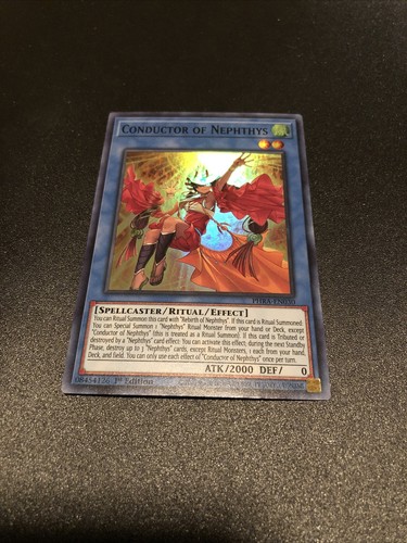 Yugioh! Conductor of Nephthys - PHRA-EN030 - Super Rare - 1st Edition ...