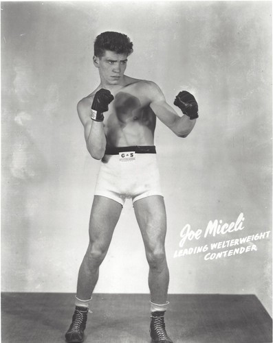 JOE MICELI 8X10 PHOTO BOXING PICTURE B/W | eBay