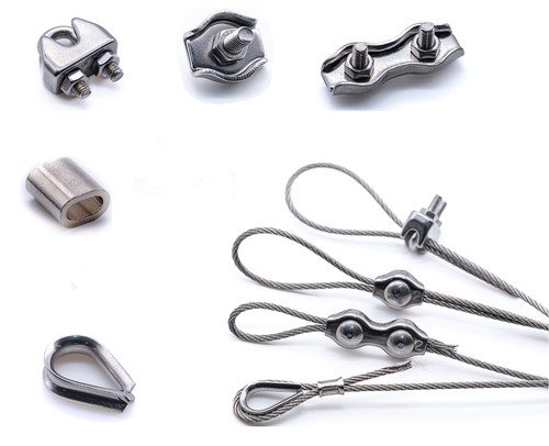 Wire Rope Clamp Thimble Simplex Duplex 1mm 2mm 3mm-10mm 304 A2 ...