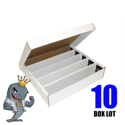 10x BCW 5000ct 5-row Storage Box with LID (10ct Lot) - $11.84/Box FREE ...