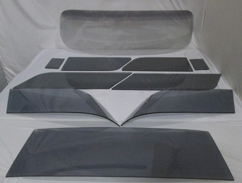 1957 Chevrolet Pont 210 2dr Wagon Glass Windshield Vent Door Quarters ...