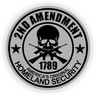 2nd Amendment Hard Hat Vinyl Sticker Helmet Decal Label Motorcycle Gun ...