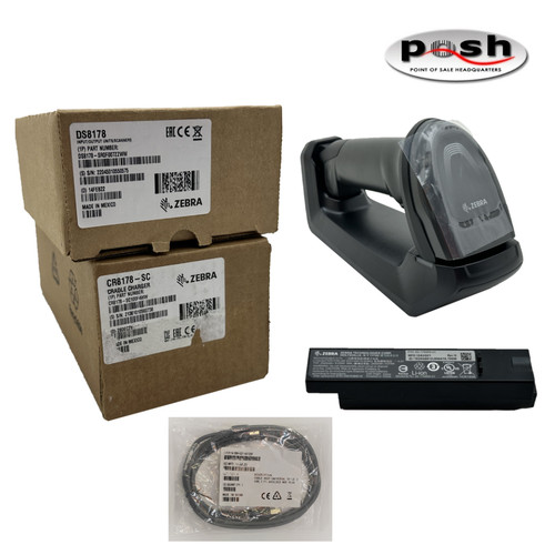 Unused Zebra DS8178 Kit- Scanner, Cradle, and New Battery***Best Deal ...