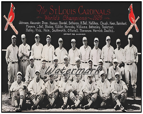 MLB 1926 World Series Champion St. Louis Cardinals Team Picture 8 X 10 ...