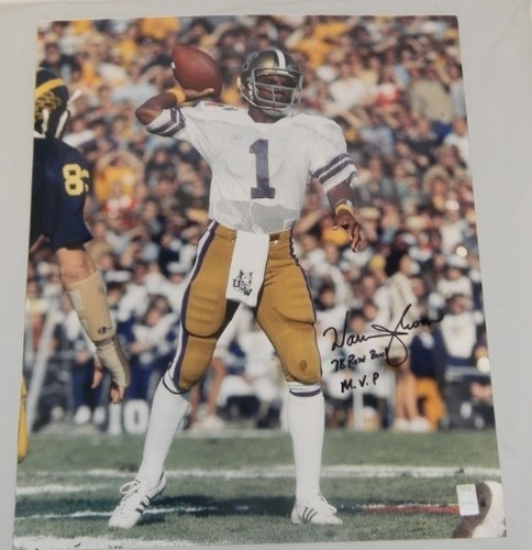 WARREN MOON AUTOGRAPHED SIGNED WASHINGTON HUSKIES 16x20 PHOTO GTSM | eBay