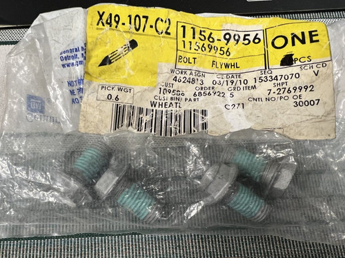 ACDelco GM OE/GM Genuine Parts 11569956 - Clutch Flywheel Bolt - Bag of ...