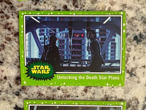 2017 TOPPS STAR WARS JOURNEY LAST JEDI GREEN PARALLEL CARD DEATH STAR ...