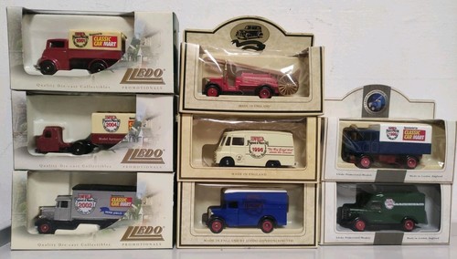 LLEDO Die Cast Model Cars, Enfield Pegeant of Motoring, Bundle of 8 ...