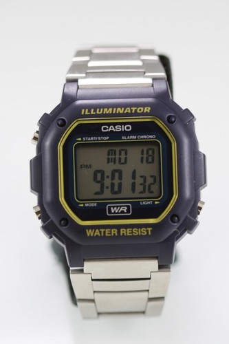 Casio F-108wh Men's Digital Wrist Watch Wr30m Black 3224 Module for ...
