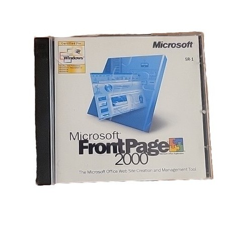 Microsoft FrontPage 2000 SR-1 | eBay