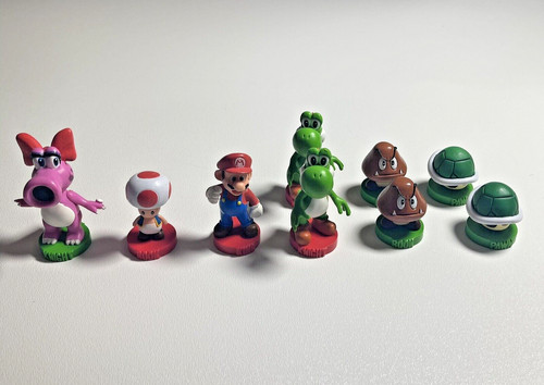 9 Nintendo Super Mario Replacement Chess Pieces Cake Topper and more | eBay