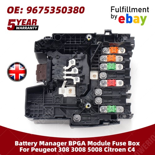 Protection Unit Battery Manager BPGA Module For Peugeot 308 3008 5008 ...