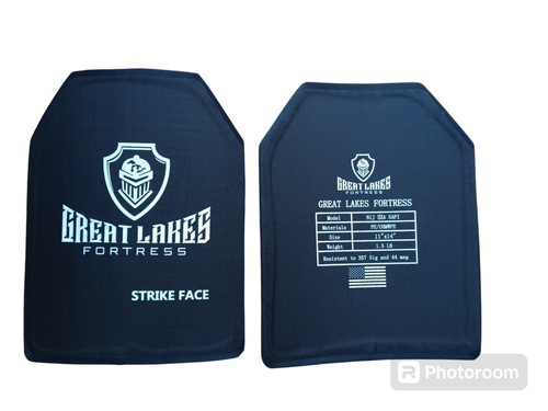 Body Armor Bullet Proof Plates UHMWPE Level IIIA 3A Curved 11x14 PAIR ...