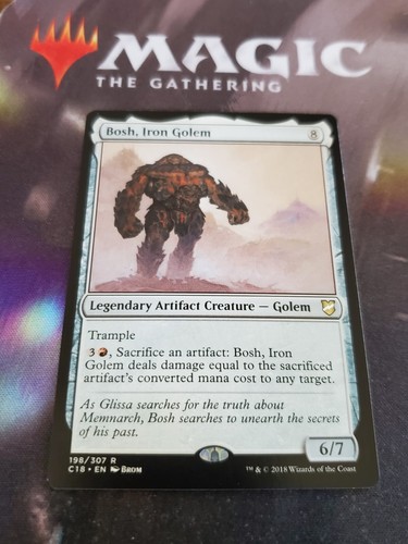 MTG. 2x Bosh, Iron Golem. Commander 2018. 198/307. Lp | eBay