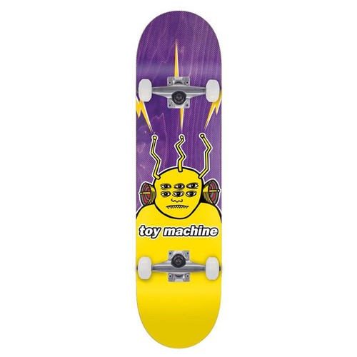 Toy Machine Skateboard Complete Transmissionator Yellow/Assorted 7.75 ...