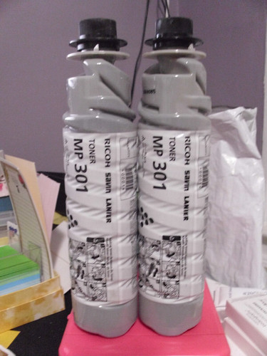 Ricoh Savin Lanier Toner MP 301 Cartridge Black Code 841767 lot of 2 ...