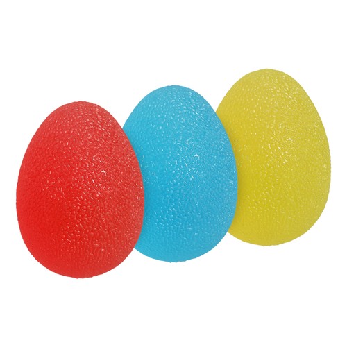 3 Pcs Hand Exercise Balls Squeeze Balls Stress Ball Red/Blue/Yellow | eBay