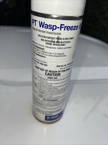 PT Wasp Freeze II Wasp and Hornet Insecticide 14 oz Aerosol Can BASF | eBay
