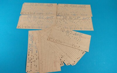 Ibm Punch Card In Vintage Computers & Mainframes for sale | eBay